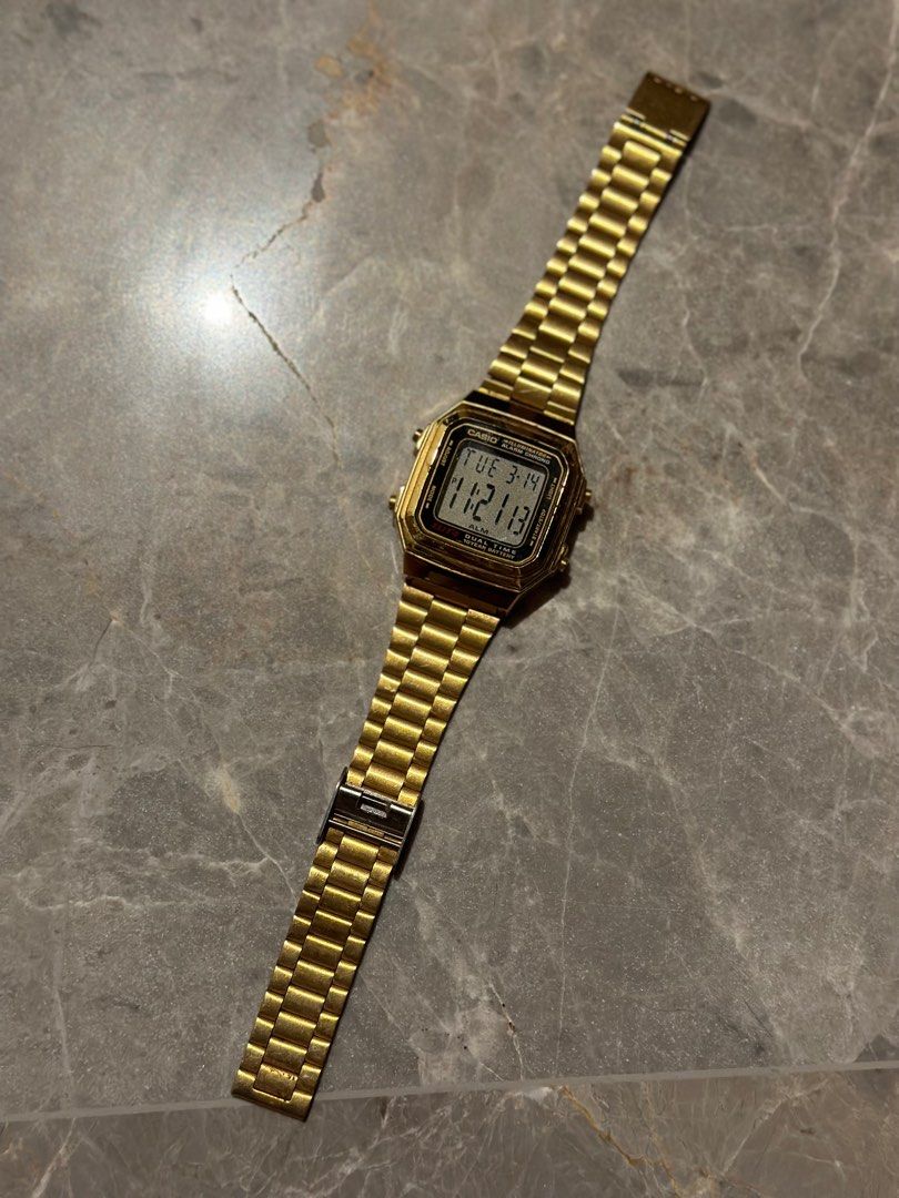 Casio Gold Watch, Men's Fashion, Watches & Accessories, Watches on ...
