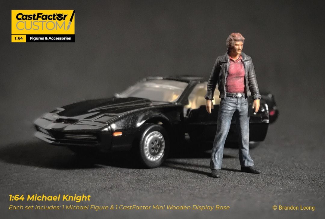 Cast Factor 1:64 Anime & Sci-Fi Figures Series - Michael Knight ...