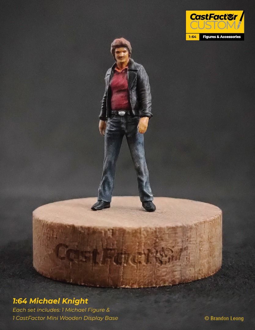 Cast Factor 1:64 Anime & Sci-Fi Figures Series - Michael Knight ...