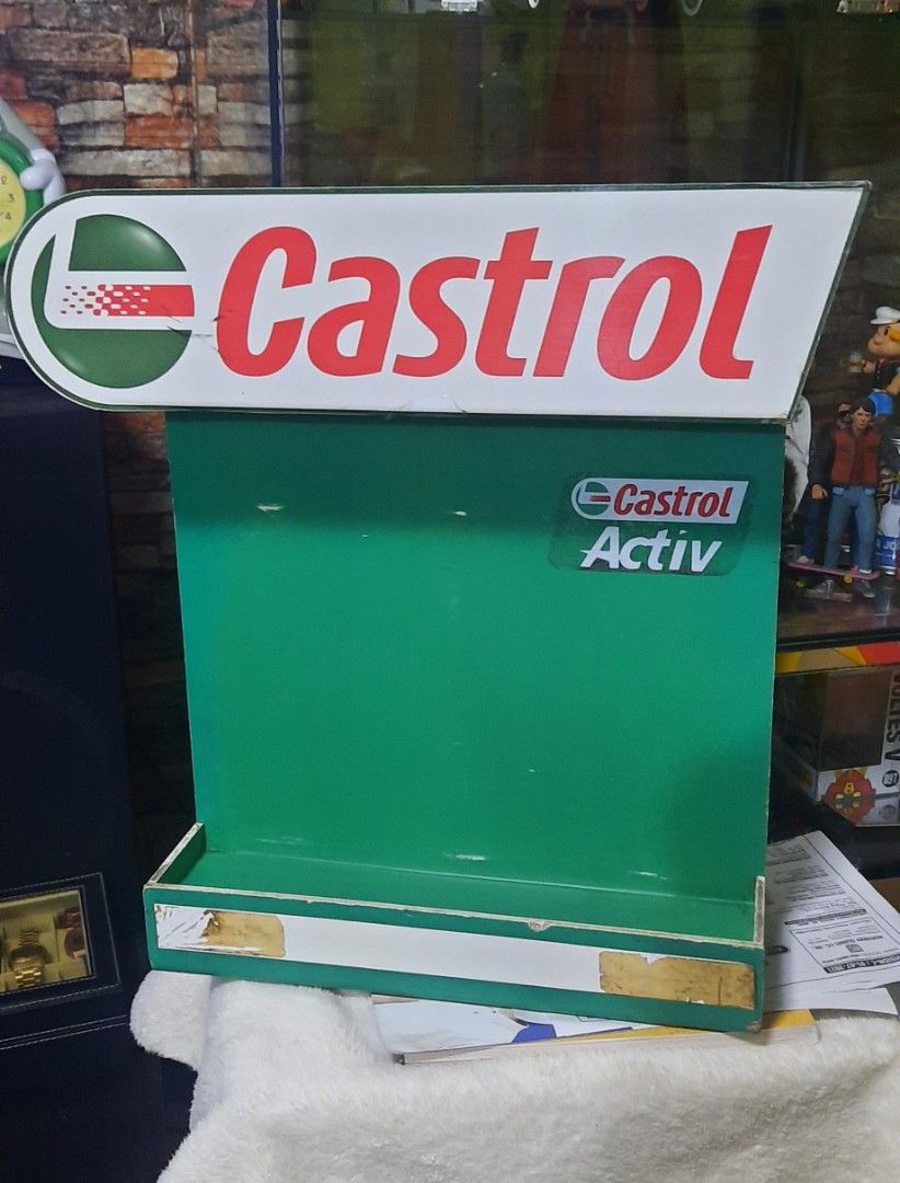Castrol Oil Display Rack, Hobbies & Toys, Memorabilia & Collectibles ...