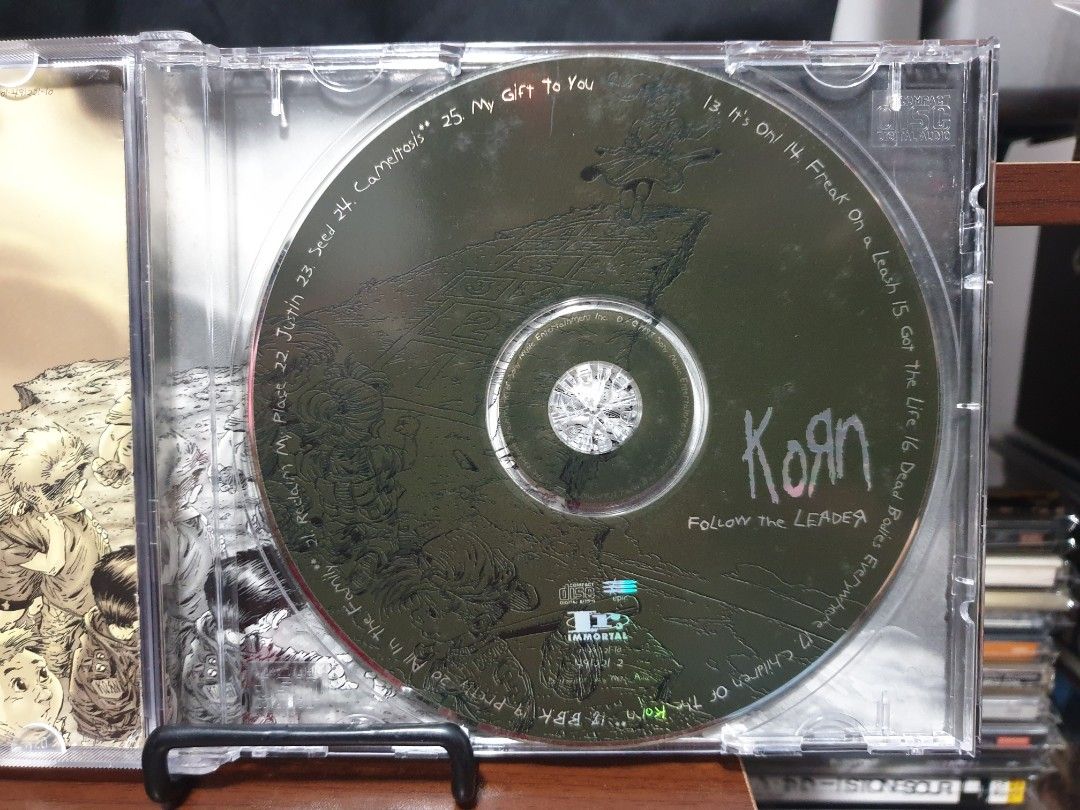 CD KORN - Follow The Leader Nu rap metal rock alternative deftones limp ...