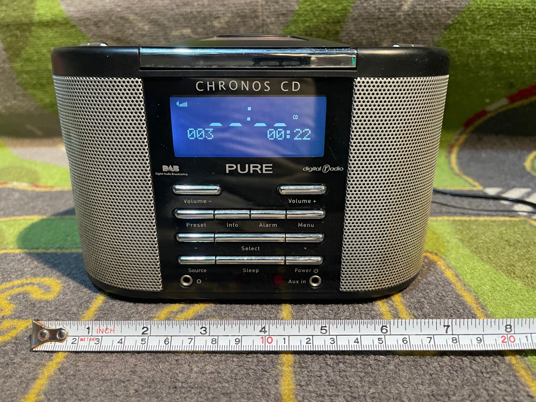 CD Radio Fm with AUX input Complete Stations 220v Pure not panasonic ...