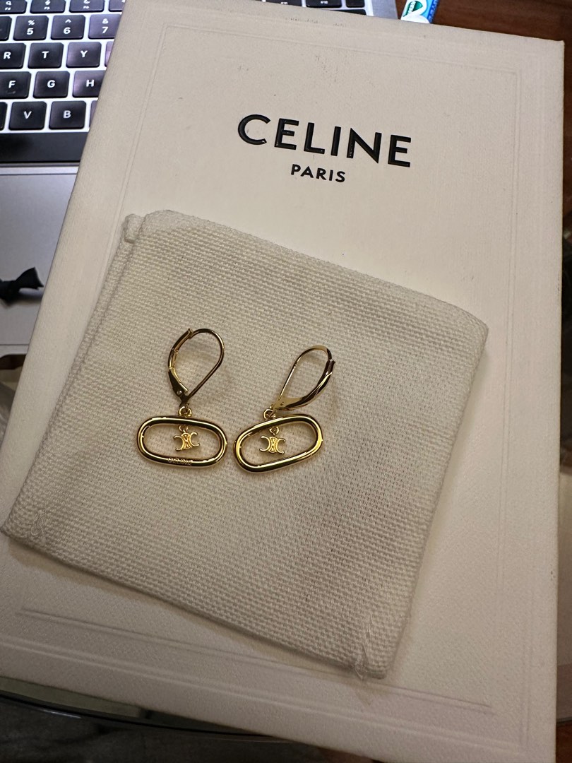 celine earrings, Women's Fashion, Jewelry & Organizers, Earrings on Carousell