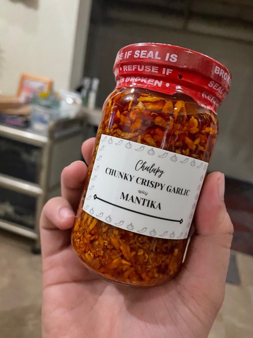 Chalapy - chunky crispy garlic spicy mantika on Carousell