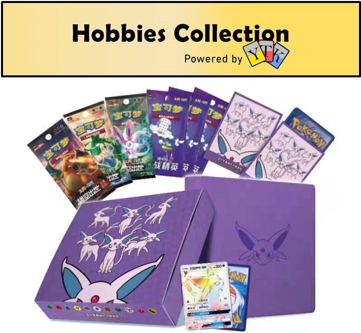 Chinese Pokemon TCG: Eeveelution GX Gift Box, Hobbies & Toys, Toys ...