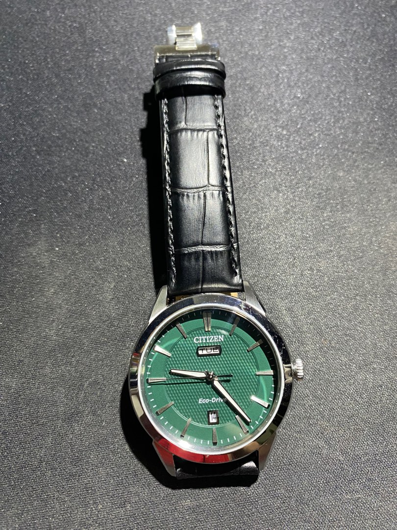 Citizen Watch Rolan Eco-Drive Green Dial, Men's Fashion, Watches ...
