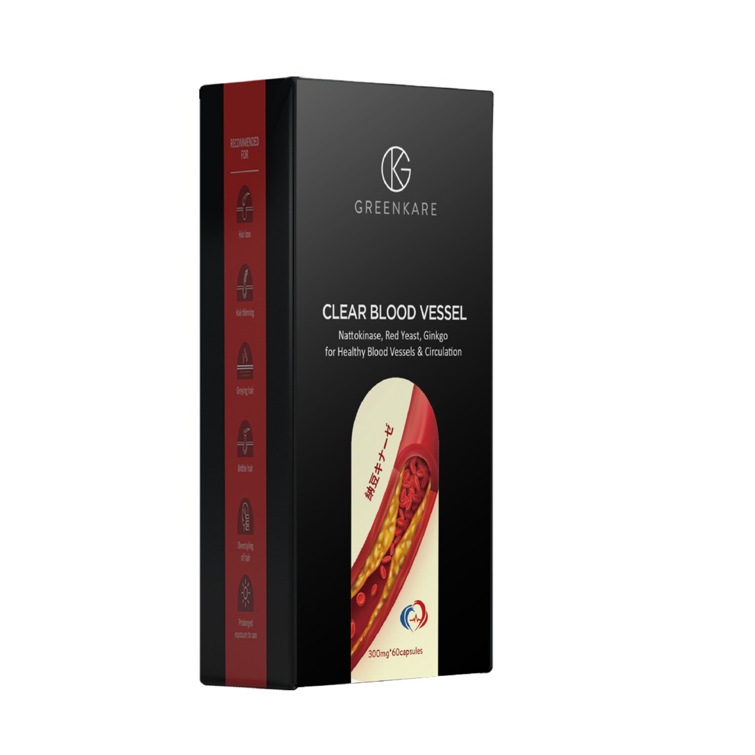 (Free Delivery) GreenKare Clear Blood Vessel Supplement 60 Veg Capsules ...