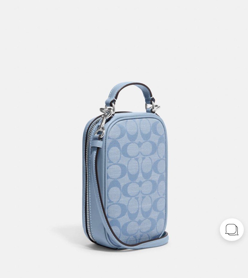 Coach Eva Phone Crossbody In Signature Chambray, Luxury, Bags & Wallets ...