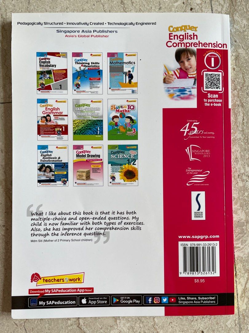 Conquer English Comprehension, Hobbies & Toys, Books & Magazines ...