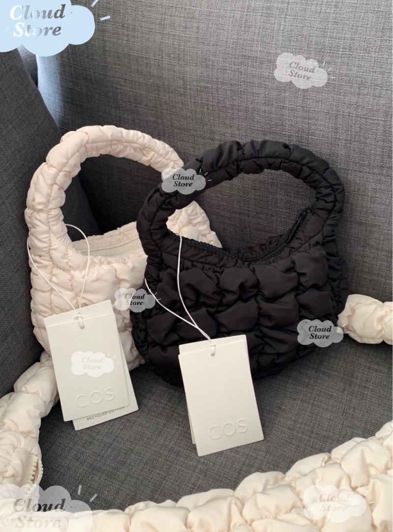 COS Quilted Micro Bag Black, Luxury, Bags & Wallets on Carousell