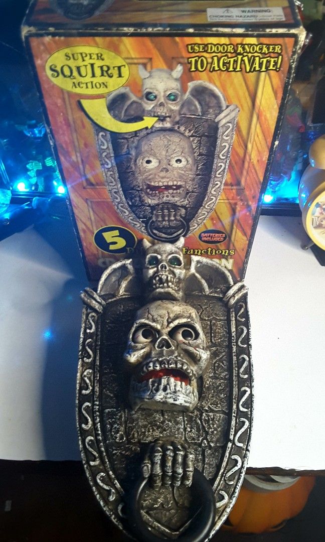 Crazy Skeleton Door Knocker yr. 2000, Hobbies & Toys, Toys & Games on ...