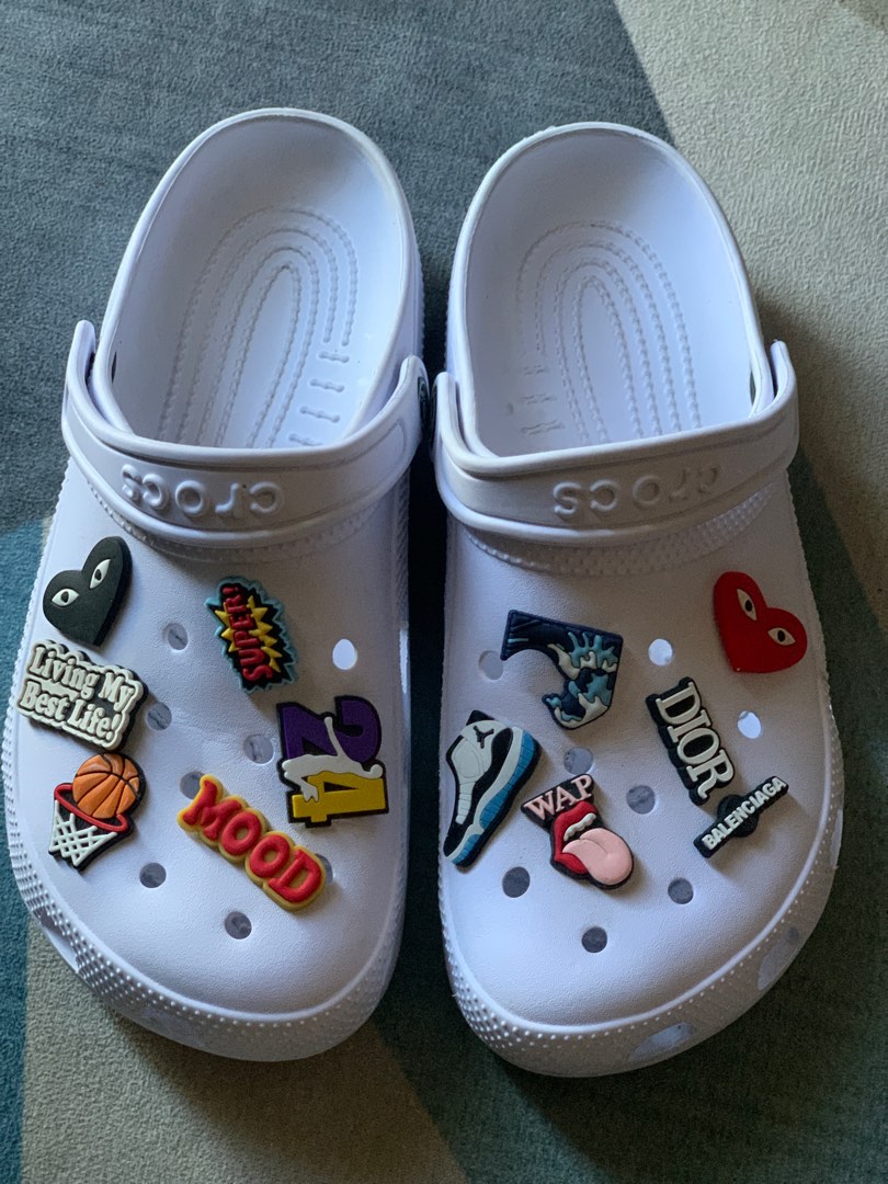 crocs with jibbitz on Carousell