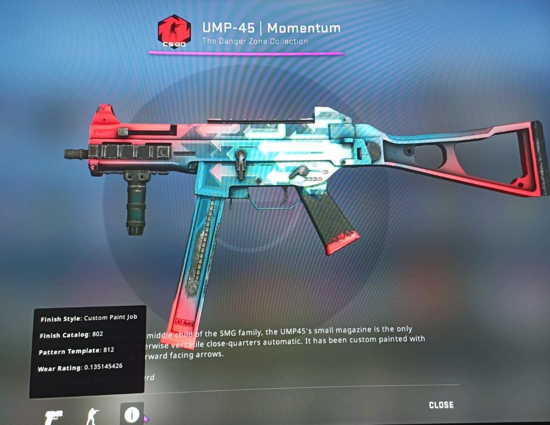 CSGO Momentum UMP, Video Gaming, Gaming Accessories, In-Game Products ...