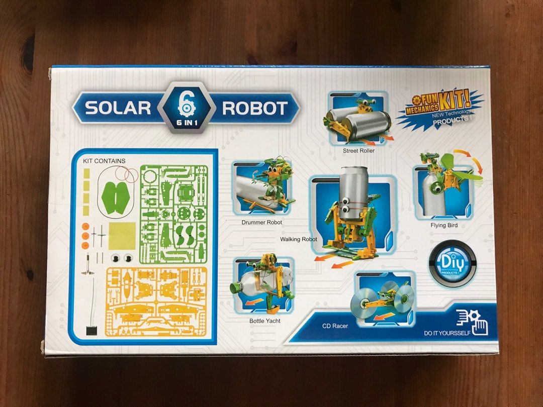 CUTE SUNLIGHT Solar 6 in 1 Robot, Hobbies & Toys, Toys & Games on Carousell