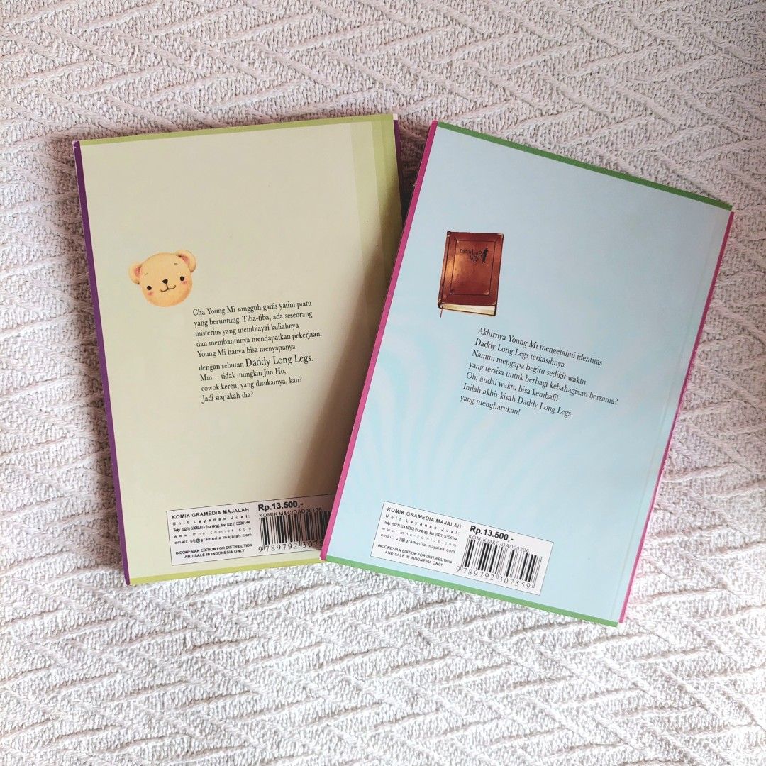 Daddy Long Legs Vol. 1 & 2 (tamat) | Serian Romance, Buku & Alat Tulis ...