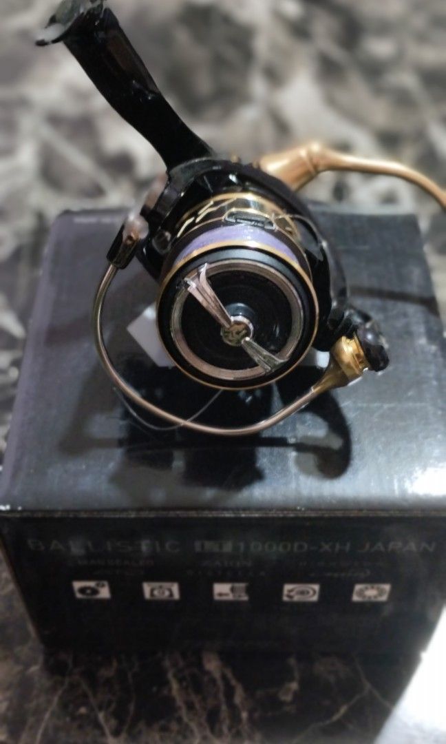 Daiwa Ballistic LT 1000 XH Japan/ Rapala Trailblazer Black Ops Mini travel rod, Sports Equipment ...