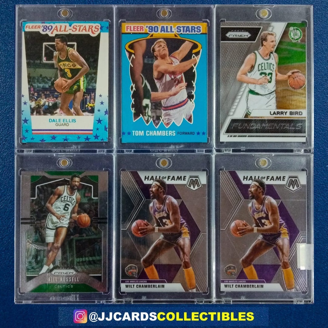 Dale Ellis, Tom Chambers, Larry Bird, Bill Russell & Wilt Chamberlain ...