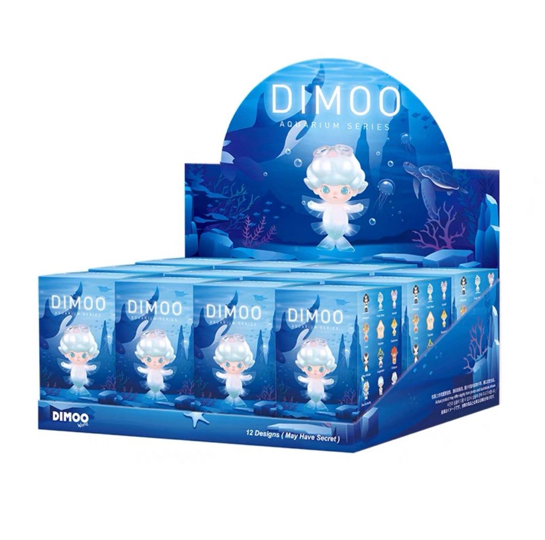 Dimoo Aquarium Series Popmart Full Set Single Blind Box Hobbies
