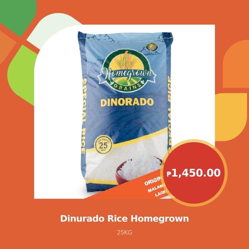 DINURADO RICE HOMEGROWN 25 KG, Food & Drinks, Rice & Noodles on Carousell