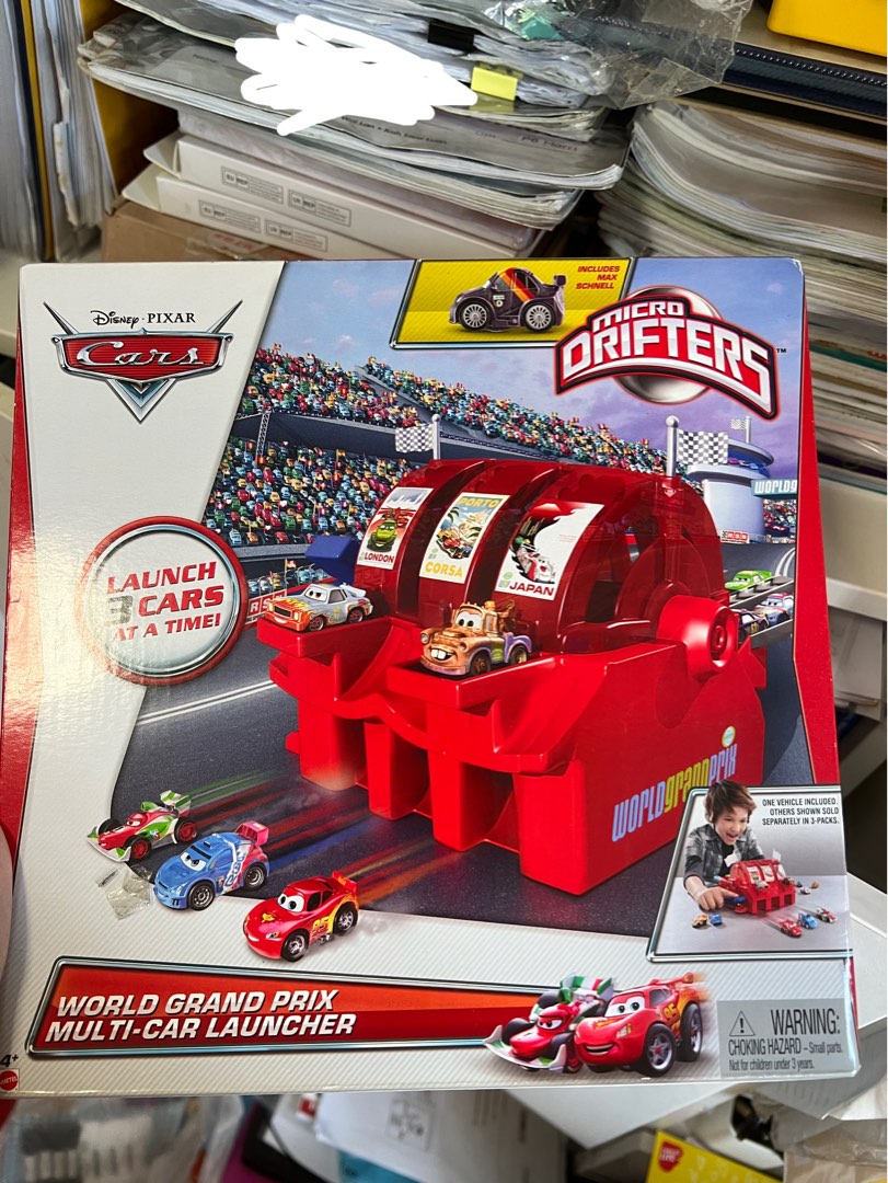 Disney cars McQueen micro-drifters launcher and rip lash racers ...