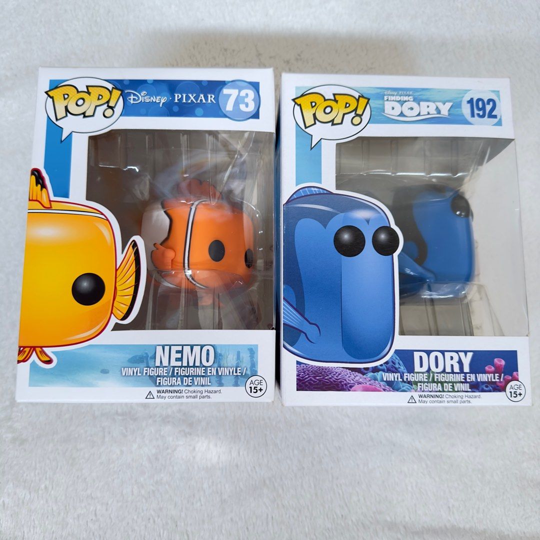 [VAULTED] Disney Nemo and Dory Funko Pop Set on Carousell
