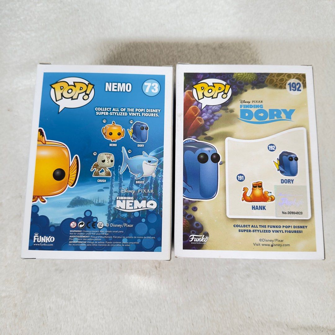 [VAULTED] Disney Nemo and Dory Funko Pop Set on Carousell