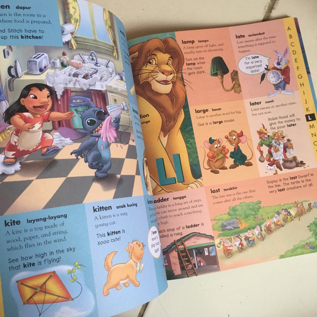 DISNEY PICTURE DICTIONARY ORIGINAL - BUKU KAMUS BAHASA INGGRIS ...