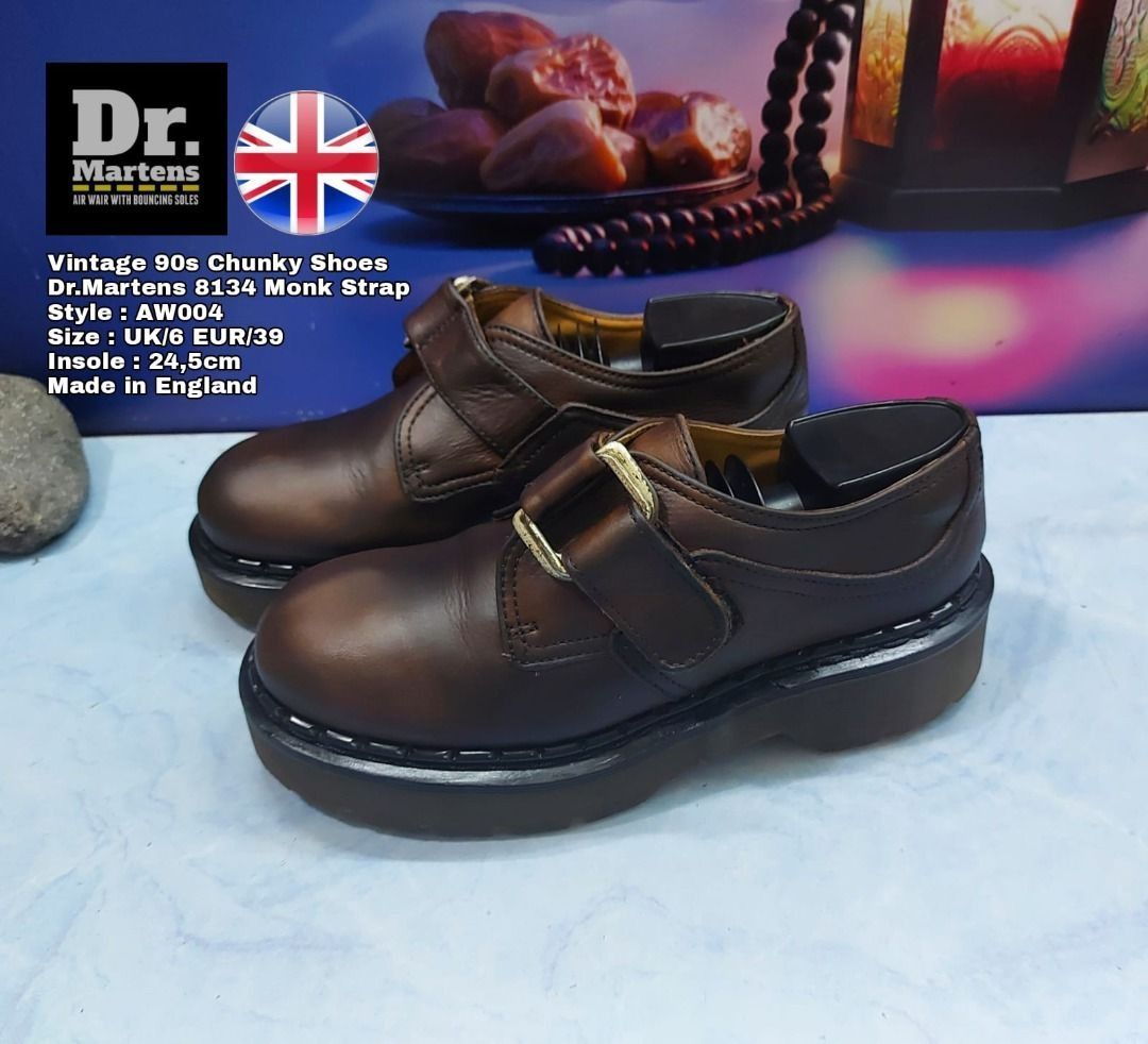 docmart-dr.martens 8314 Vintage 90s Chunky Monk Strap Made In England ...