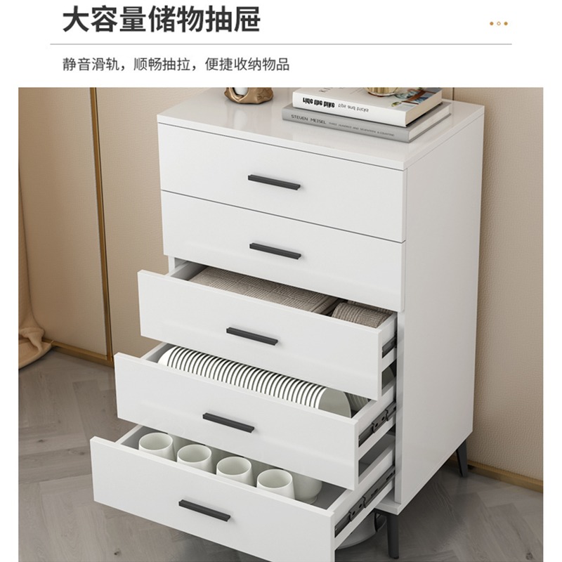 Drawer Cabinet[Storage]-Metal leg,Multi storey storage, Furniture ...