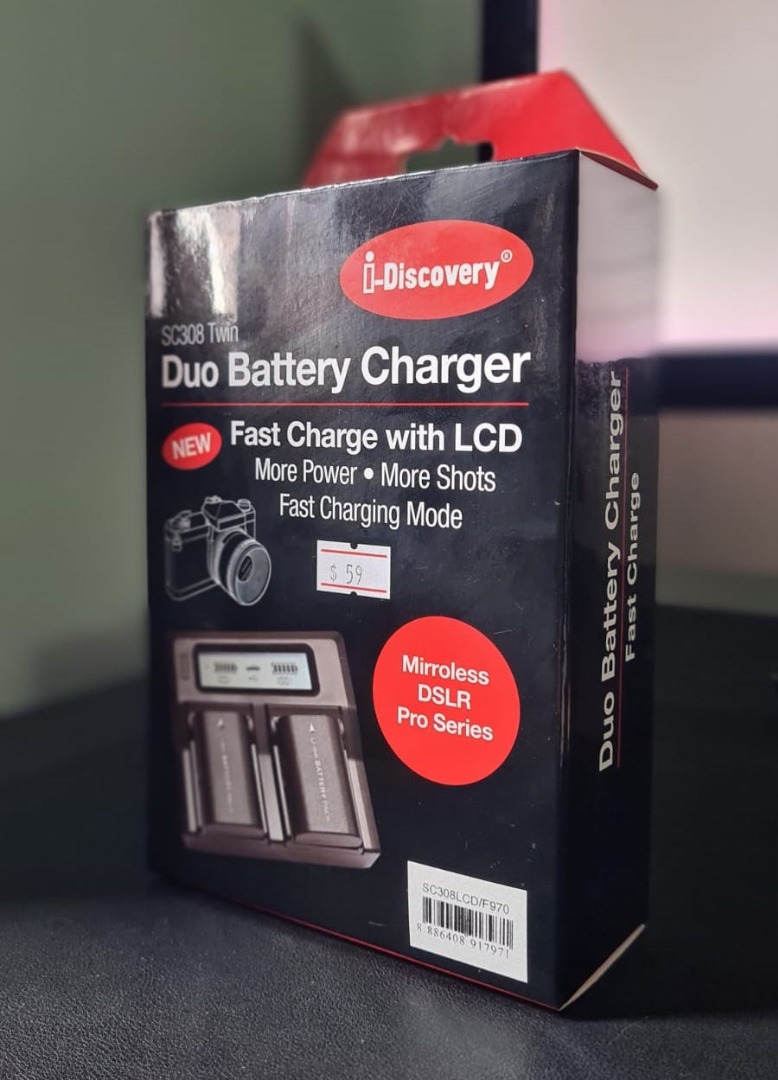 (Reduce price) - Duo Battery Charger, Photography, Photography ...