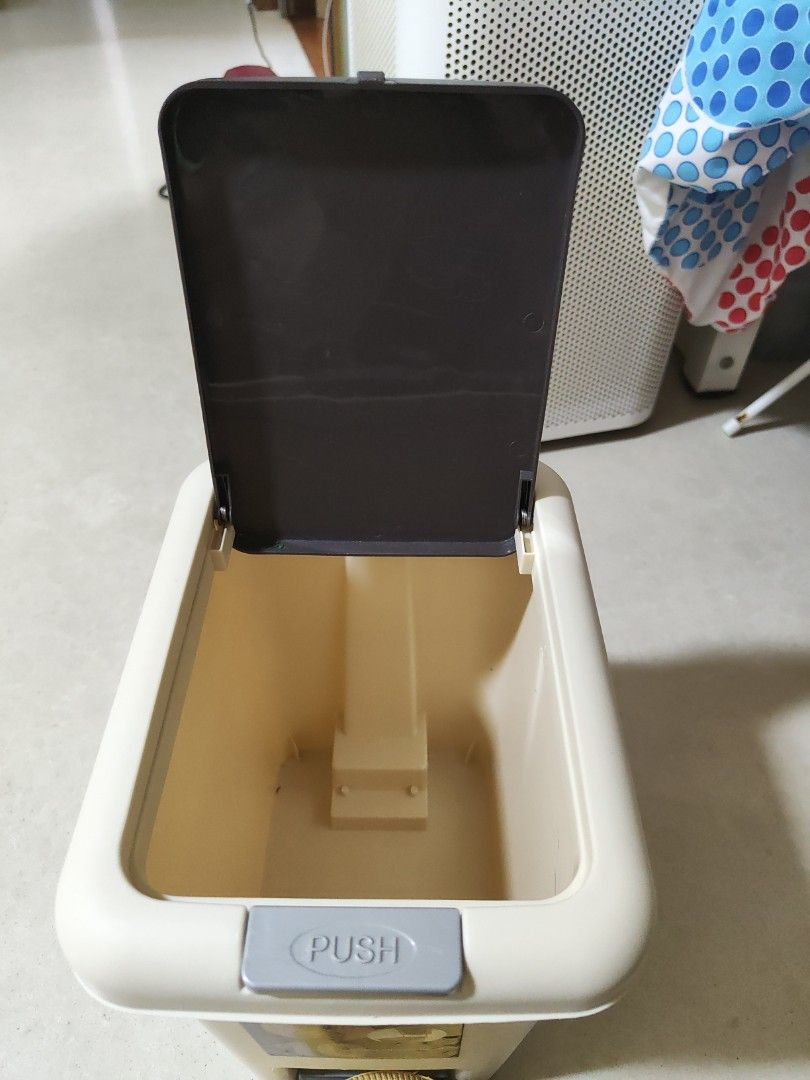 Dustbin with cover, Furniture & Home Living, Cleaning & Homecare ...