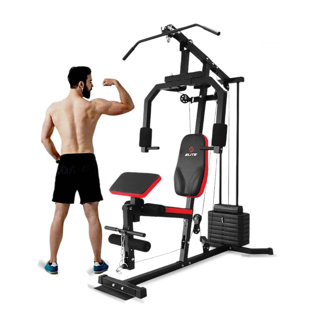 Elite Multi-Functional Home Gym Station, Sports Equipment, Exercise ...