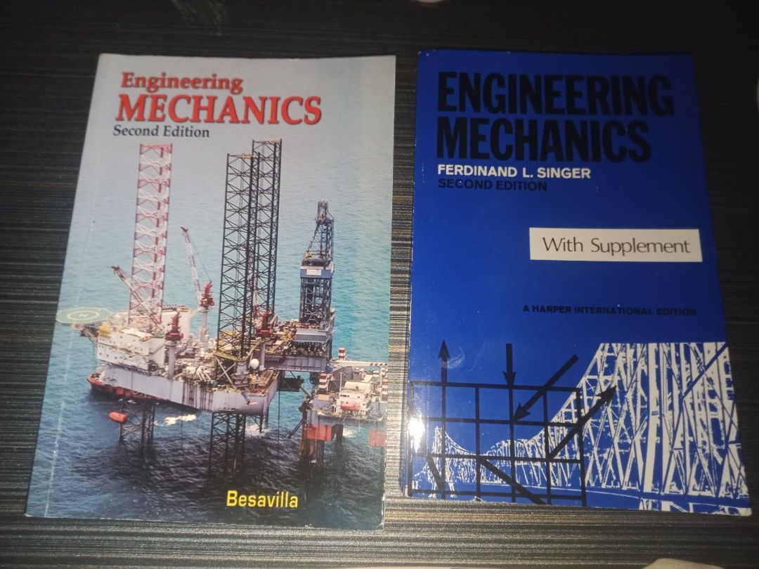 Engineering Mechanics (2nd Edition by Besavilla) and Engineering ...