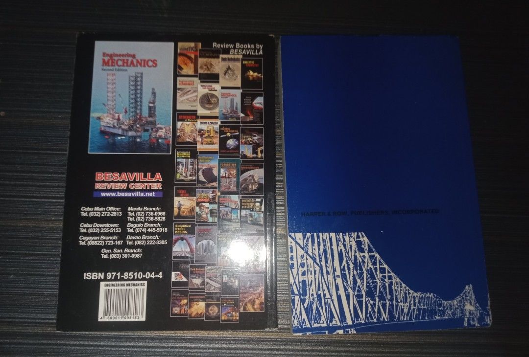 Engineering Mechanics (2nd Edition by Besavilla) and Engineering ...