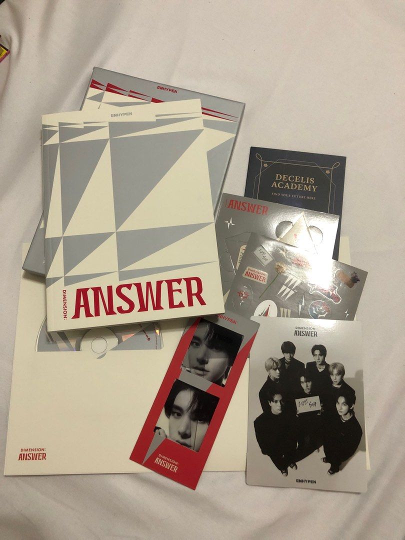 Enhypen Dimension: Answer album (No version), Hobbies & Toys ...