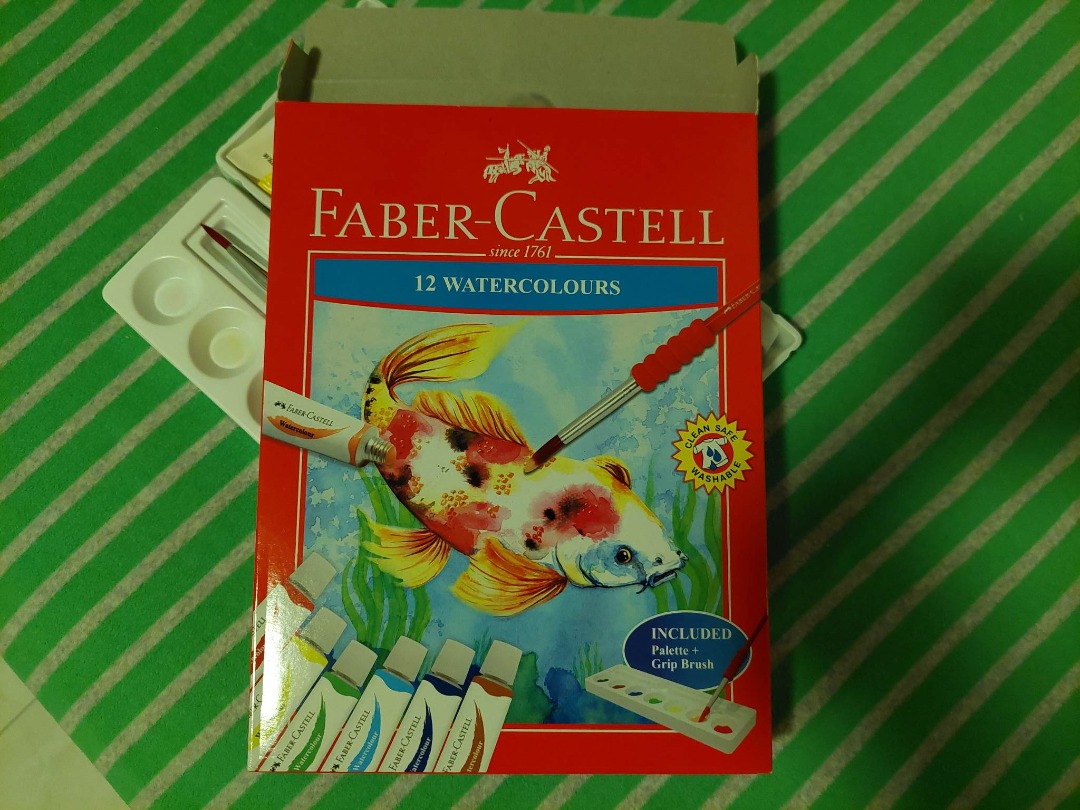 Faber-Castell 12 Acrylic Colors, Hobbies & Toys, Stationery & Craft ...