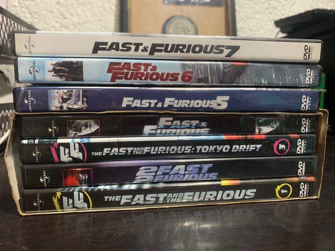 Fast and Furious DVD Collection, Hobbies & Toys, Music & Media, CDs ...