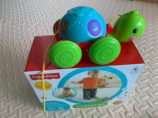 Fisher Price Pull-along turtle, Babies & Kids, Infant Playtime on Carousell