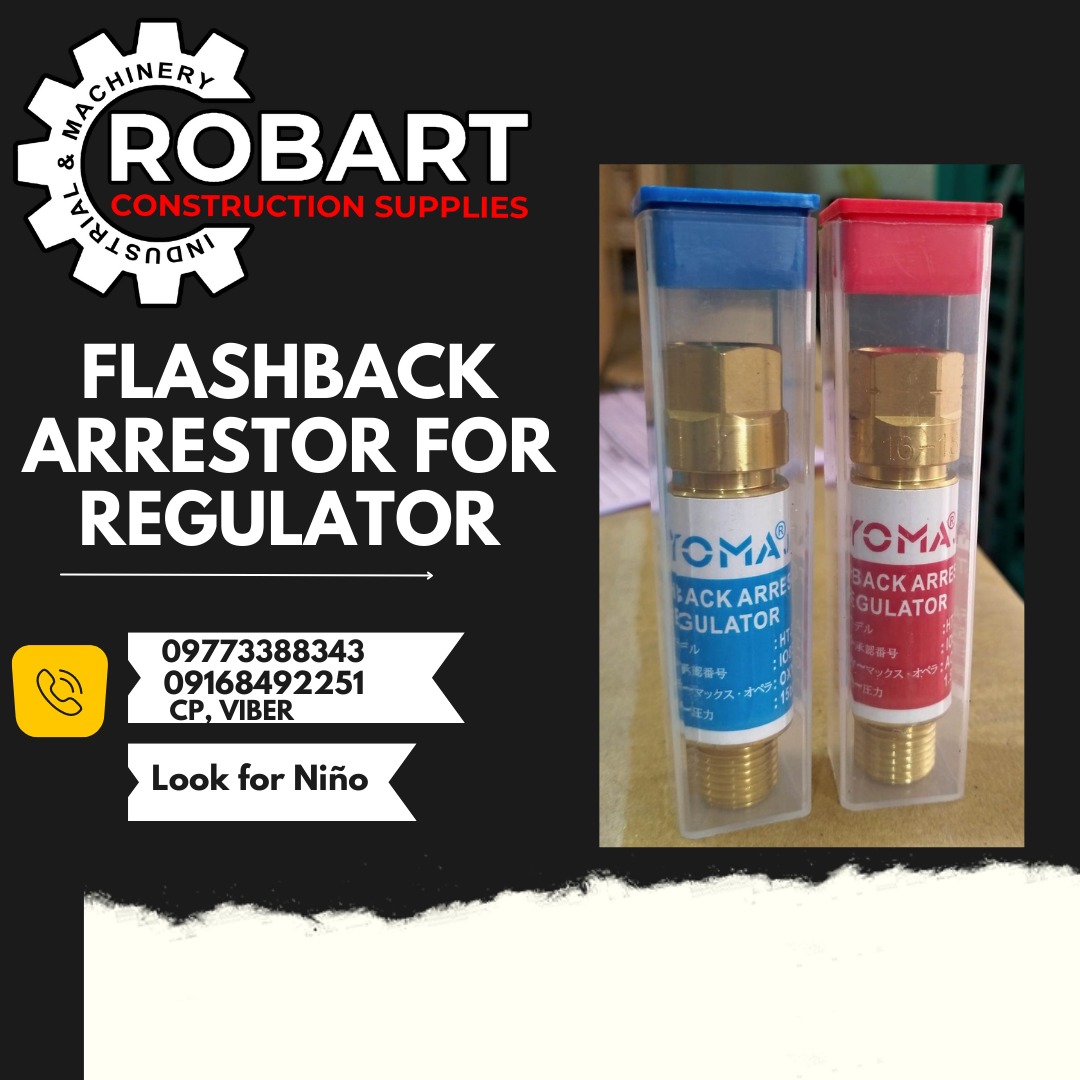 FLASHBACK ARRESTOR FOR REGULATOR, Commercial & Industrial, Construction ...