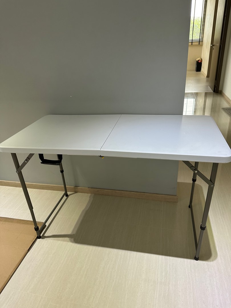 Foldable Hdpe Table (120cm), Furniture & Home Living, Furniture, Tables ...