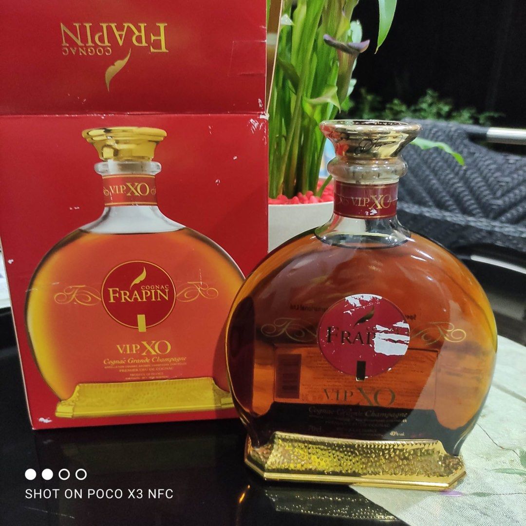 Frapin VIP XO Cognac Grande Champagne 70cl 40% S$120 Box and bottle ...