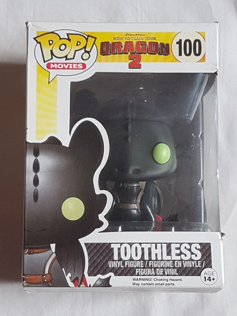Funko POP! Toothless #100, Hobbies & Toys, Toys & Games on Carousell