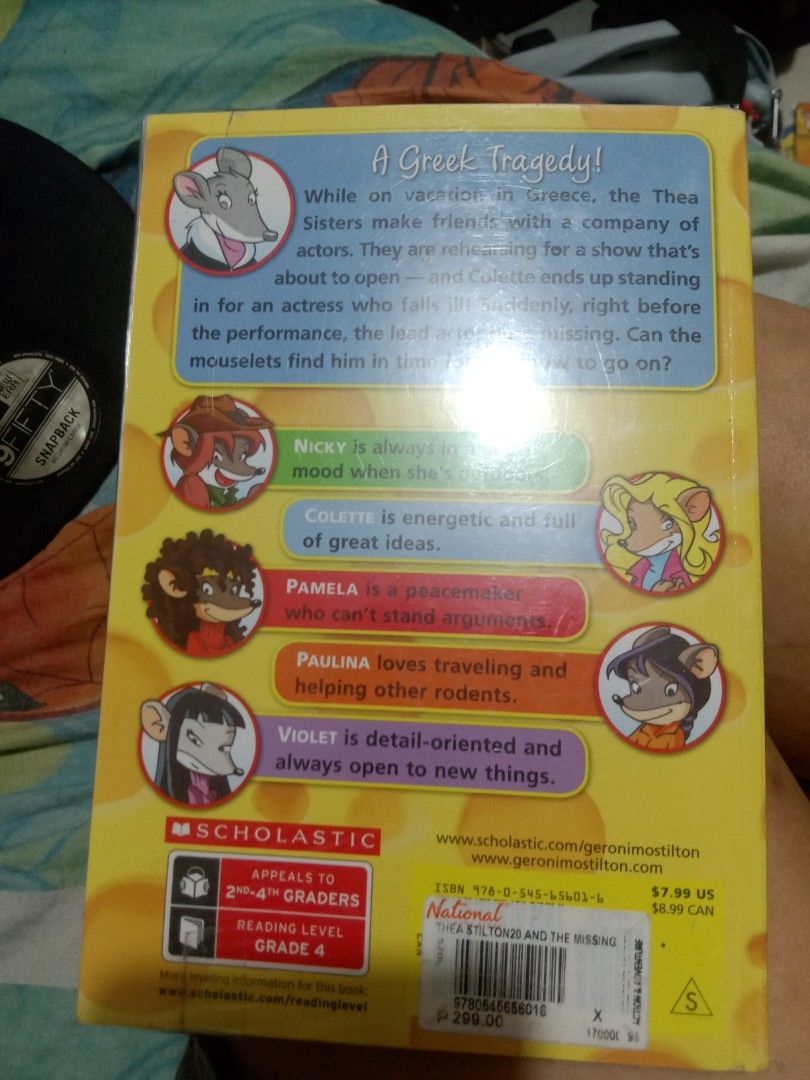 Geronimo stilton, Thea stilton: and the missing myth., Hobbies & Toys ...