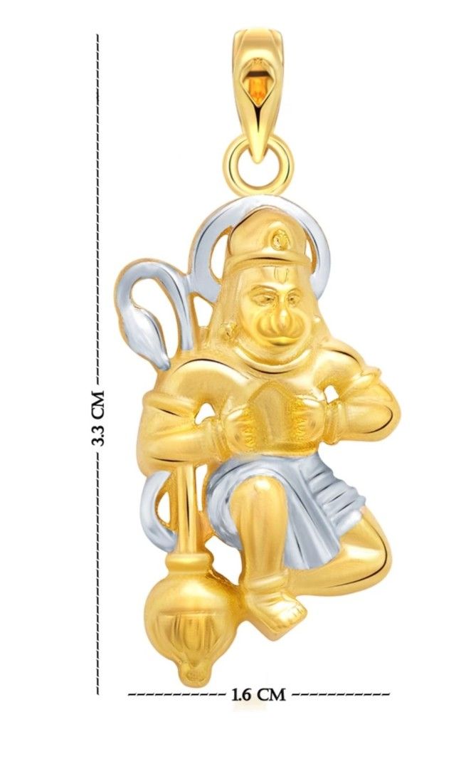 Gold Hanuman Pendent, Hobbies & Toys, Memorabilia & Collectibles ...