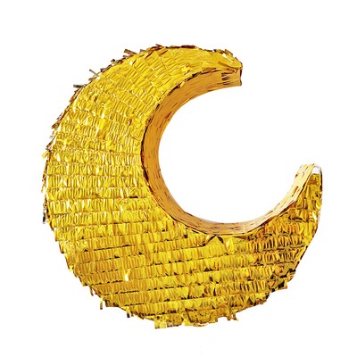 Golden Moon Pinata (45cm x 45cm x10cm) (With Free Stick), Hobbies ...