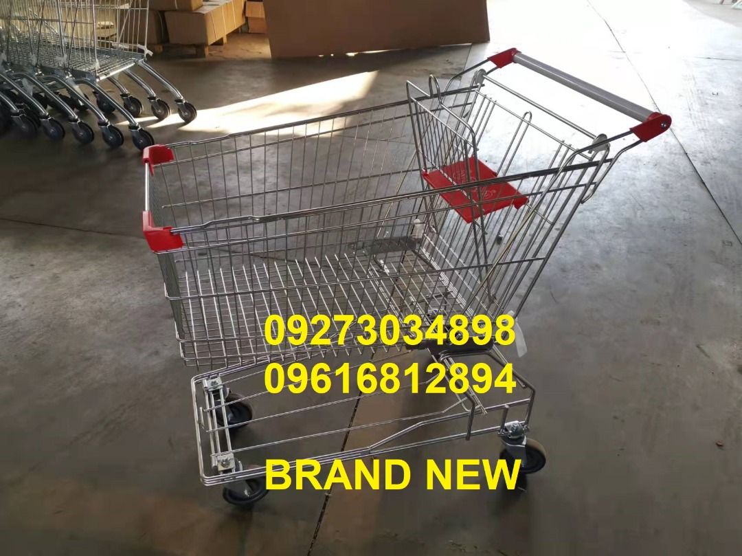 Grocery Pushcart Supermarket Trolley Shopping Push Cart 150L (NEW ...