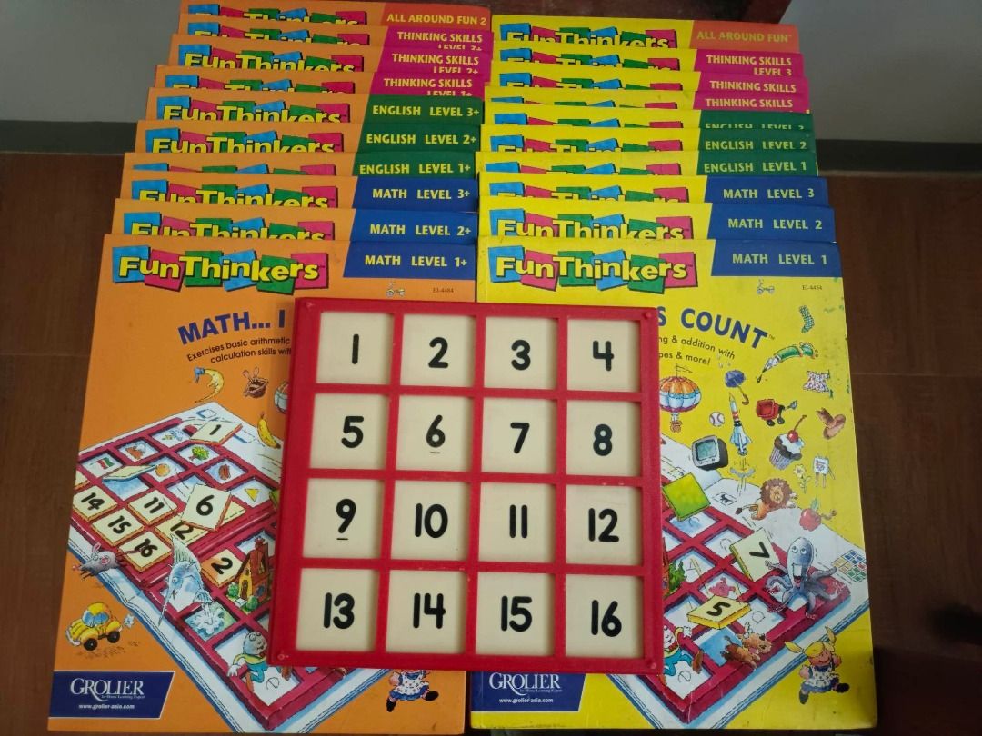 GROLIER Fun Thinkers, Hobbies & Toys, Books & Magazines, Children's ...