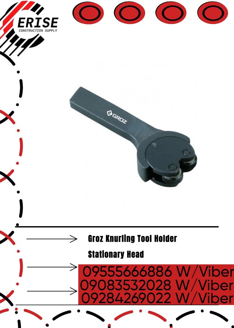 Groz Knurling Tool Holder Stationary Head, Commercial & Industrial ...