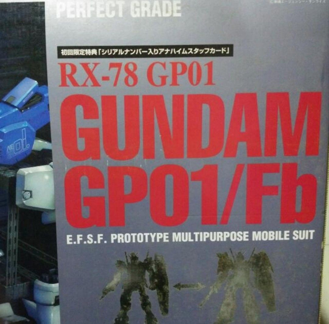 Gundam Perfect Grade RX-78 GP01/Fb (Collectors item), Hobbies & Toys ...