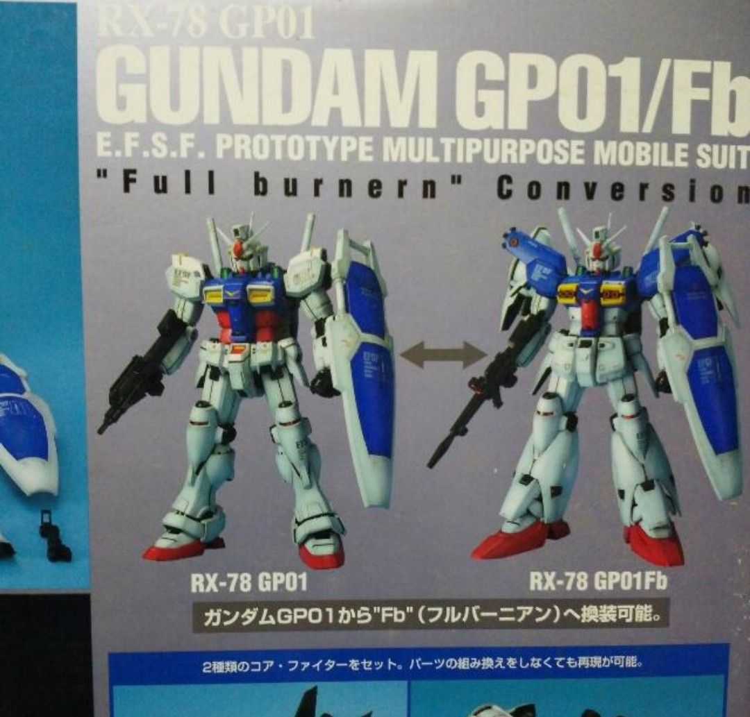 Gundam Perfect Grade RX-78 GP01/Fb (Collectors item), Hobbies & Toys ...